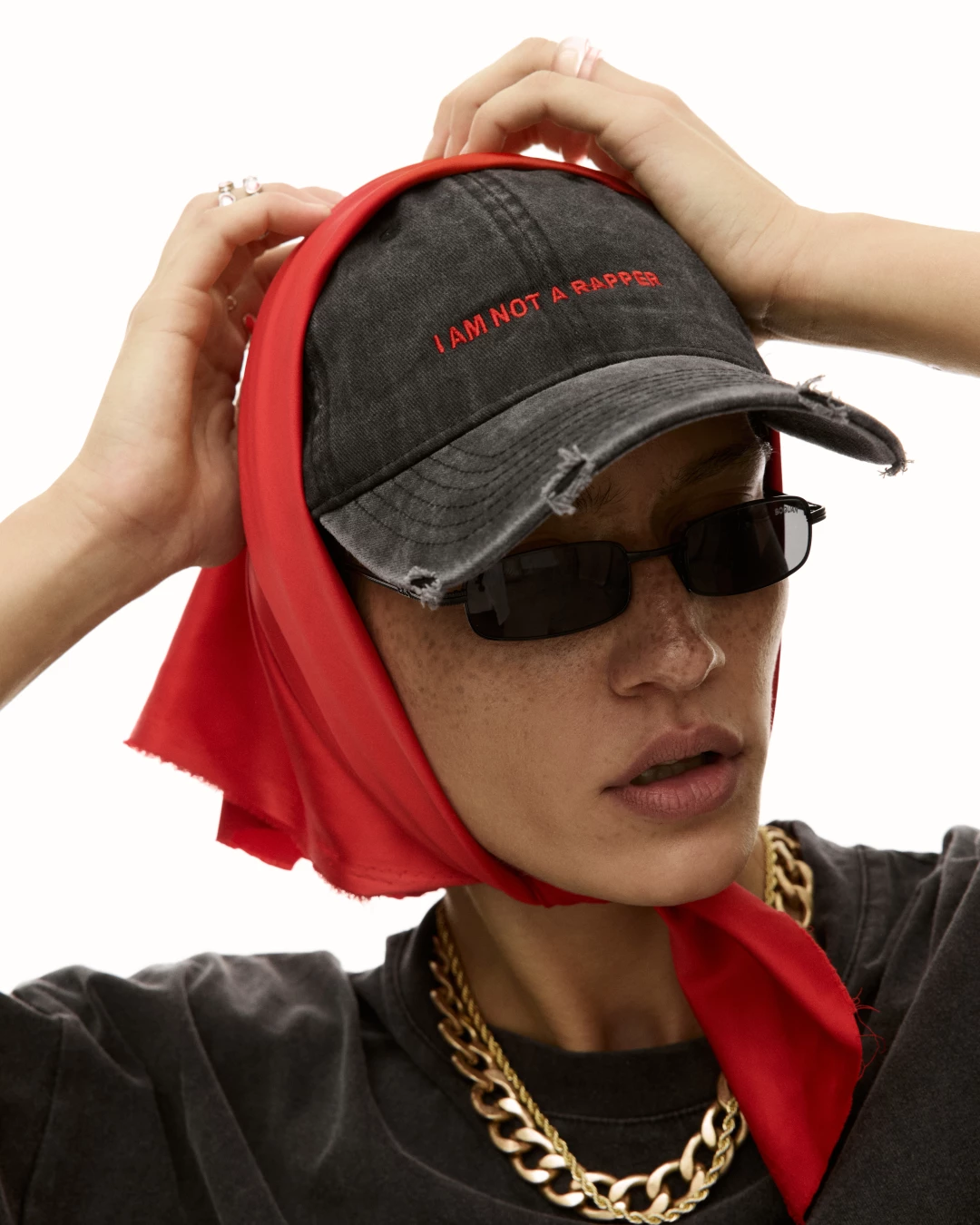 Бейсболка "I am not a rapper" Look Online